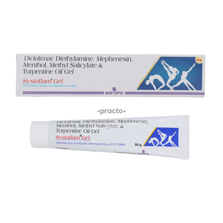 Systaflam 1 % Gel - Uses, Dosage, Side Effects, Price, Composition | Practo