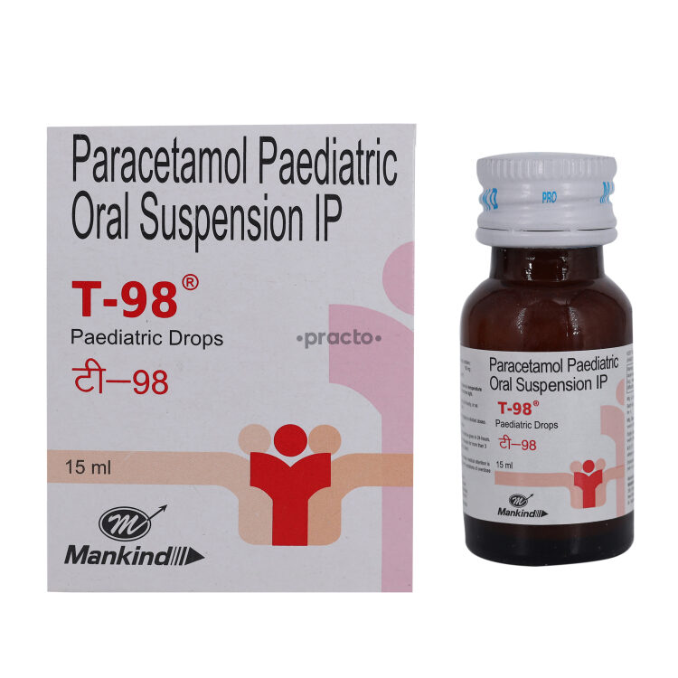 T98 100 MG Drops - Uses, Dosage, Side Effects, Price, Composition | Practo