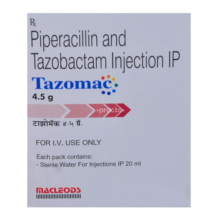 Tazomac 4.5 Injection - Uses, Dosage, Side Effects, Price, Composition ...