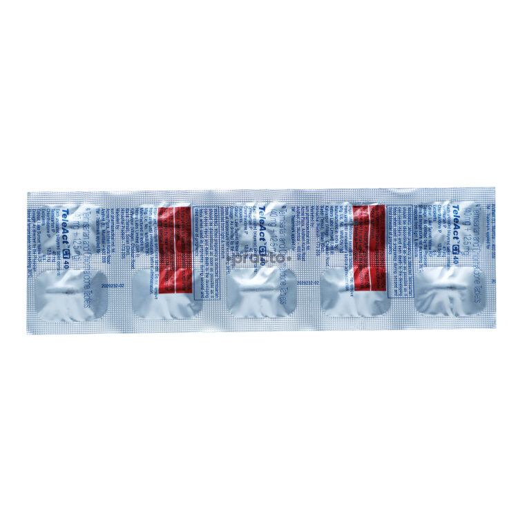 Teleact CT 40 Tablet - Uses, Dosage, Side Effects, Price, Composition ...
