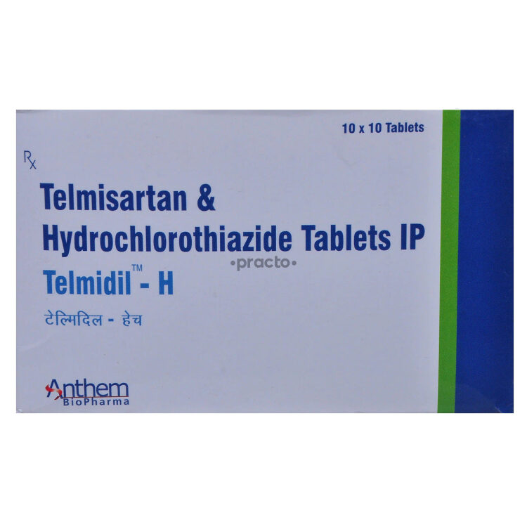 TELMIDIL H TABLET - Uses, Dosage, Side Effects, Price, Composition | Practo