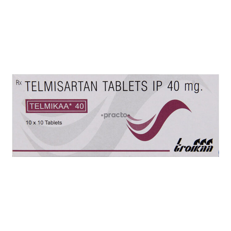 Telmikaa 40 MG Tablet - Uses, Dosage, Side Effects, Price, Composition ...