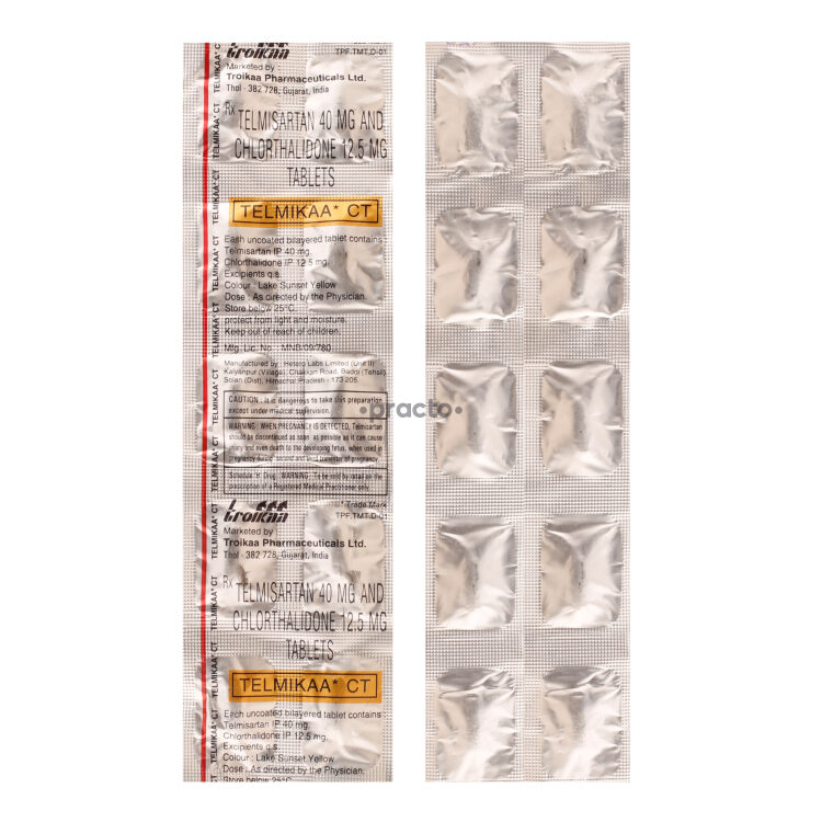 Telmikaa CT Tablet - Uses, Dosage, Side Effects, Price, Composition ...
