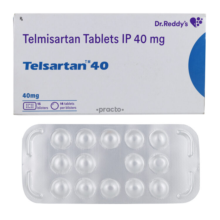 Telsartan 40 Tablet - Uses, Dosage, Side Effects, Price, Composition ...