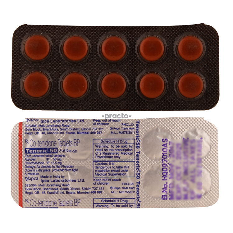 Tenoric-50 Tablet - Uses, Dosage, Side Effects, Price, Composition | Practo