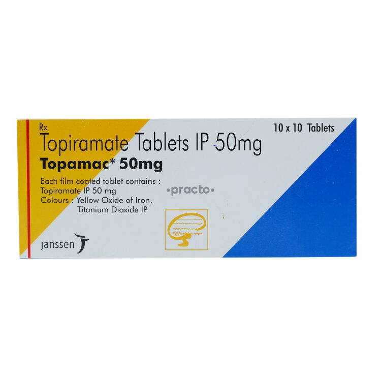 Topamac 50 MG Tablet - Uses, Dosage, Side Effects, Price, Composition ...