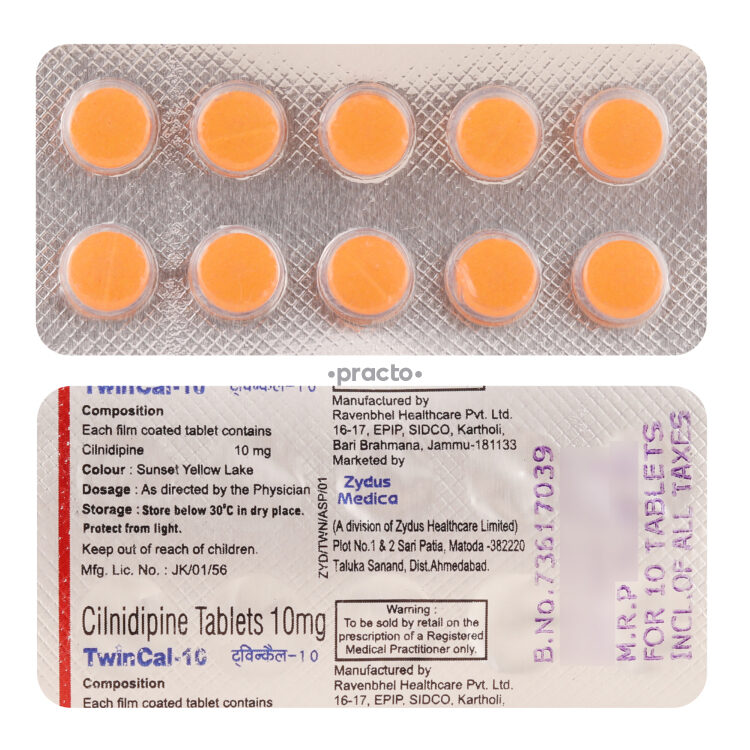 Twincal 10 MG Tablet - Uses, Dosage, Side Effects, Price, Composition ...