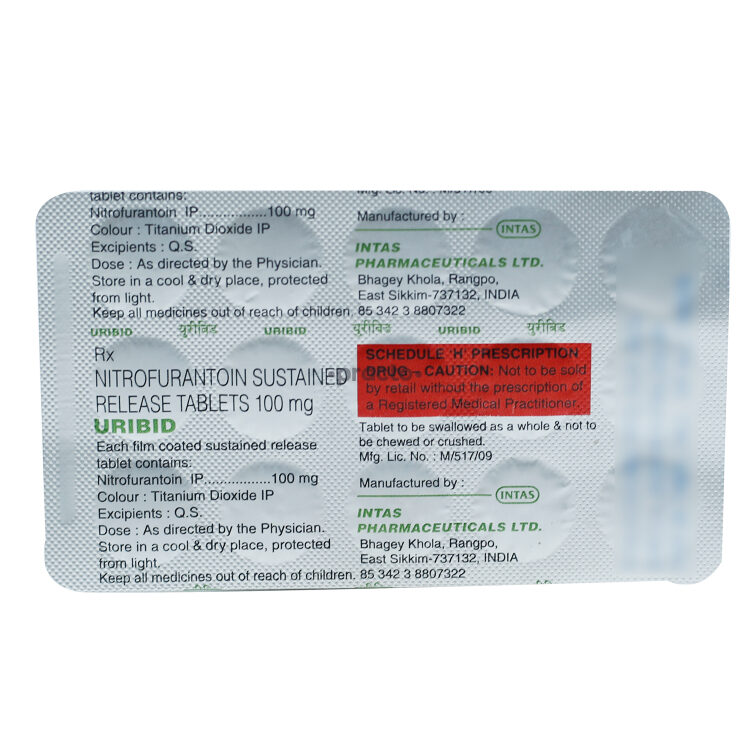 Uribid Tablet - Uses, Dosage, Side Effects, Price, Composition | Practo