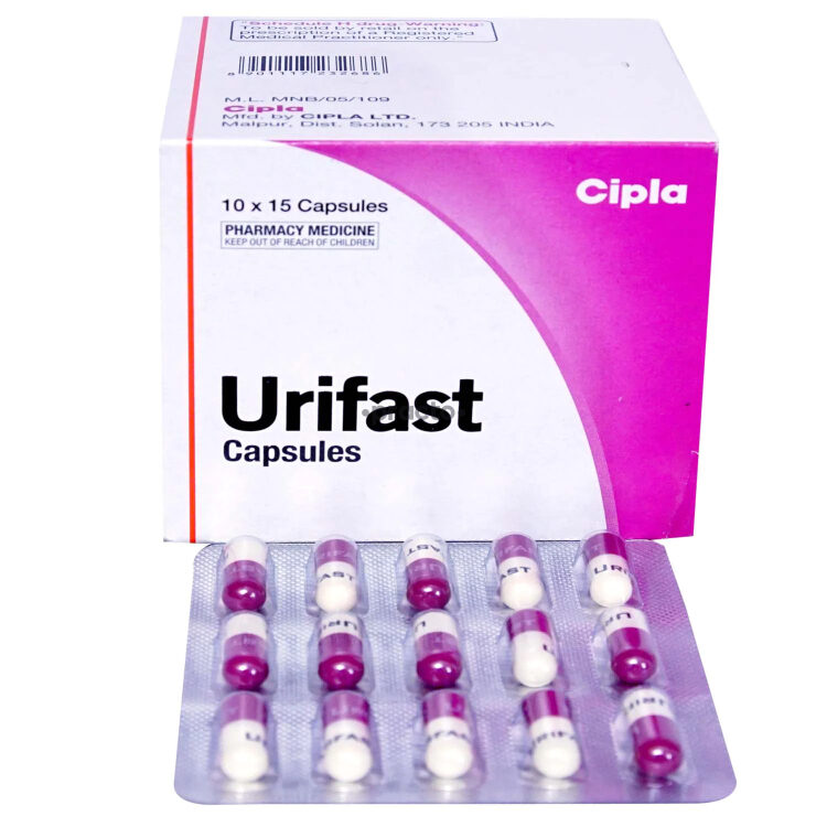Urifast 100 mg Capsule - Uses, Dosage, Side Effects, Price, Composition ...