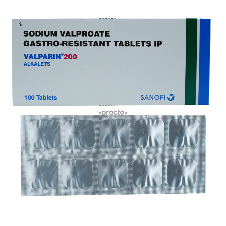 Valparin 200 MG Tablet - Uses, Dosage, Side Effects, Price, Composition ...