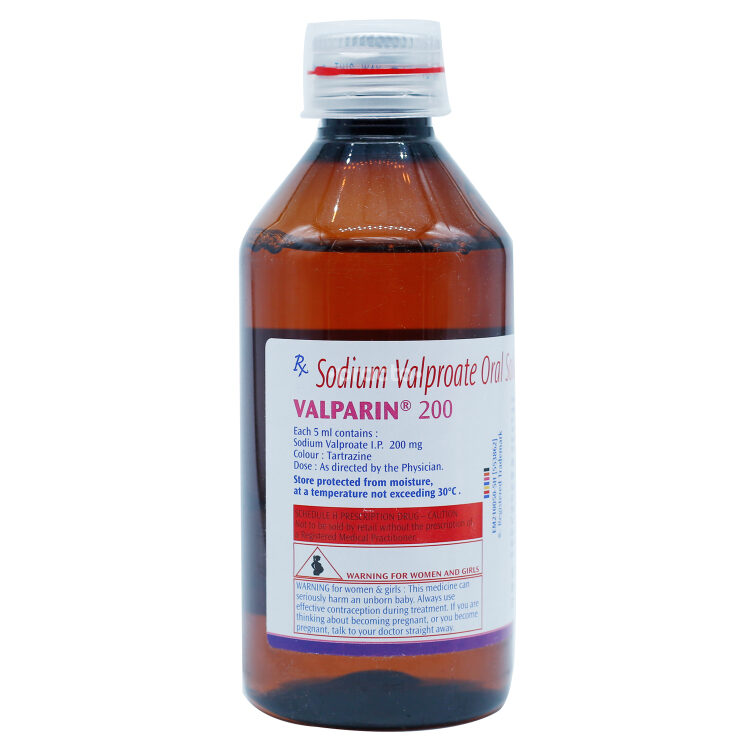 Valparin 200 MG Syrup - Uses, Dosage, Side Effects, Price, Composition ...