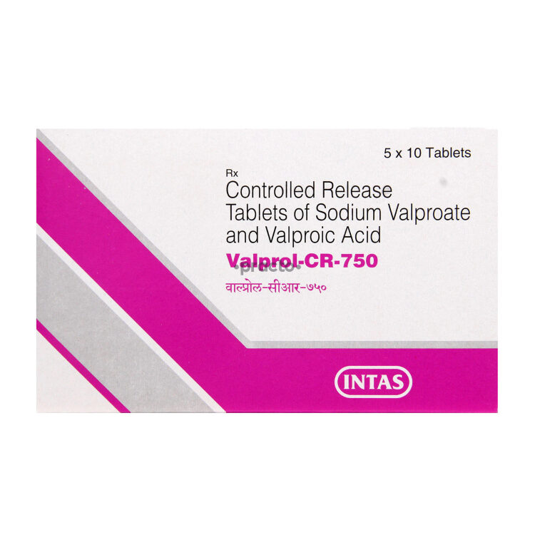 Valprol-CR-750 Tablet - Uses, Dosage, Side Effects, Price, Composition ...