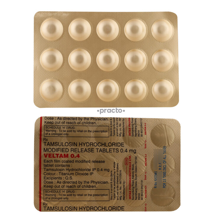 Veltam 0.4 mg Tablet - Uses, Dosage, Side Effects, Price, Composition ...