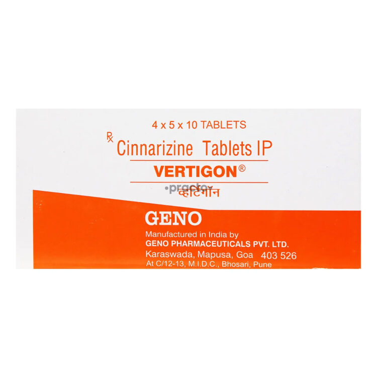 Vertigon 25 MG Tablet - Uses, Dosage, Side Effects, Price, Composition ...