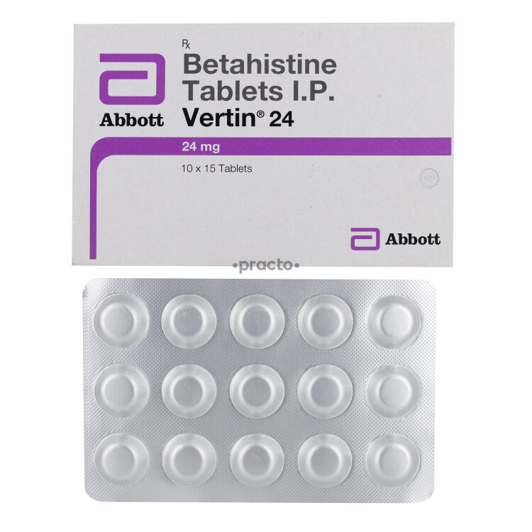 Vertin 24 MG Tablet - Uses, Dosage, Side Effects, Price, Composition ...