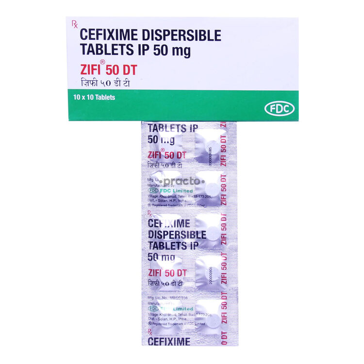 Zifi 50 MG Tablet DT - Uses, Dosage, Side Effects, Price, Composition ...