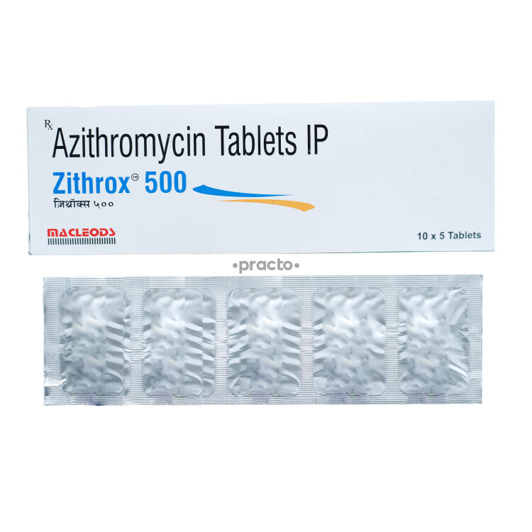 Zithrox 500 MG Tablet - Uses, Dosage, Side Effects, Price, Composition ...