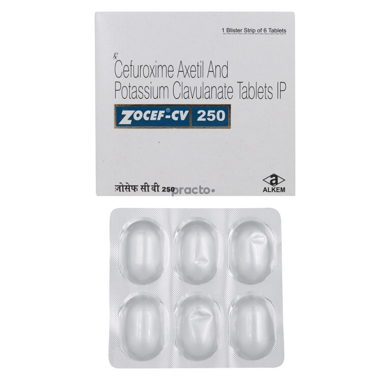 Zocef CV 250 Tablet - Uses, Dosage, Side Effects, Price, Composition ...