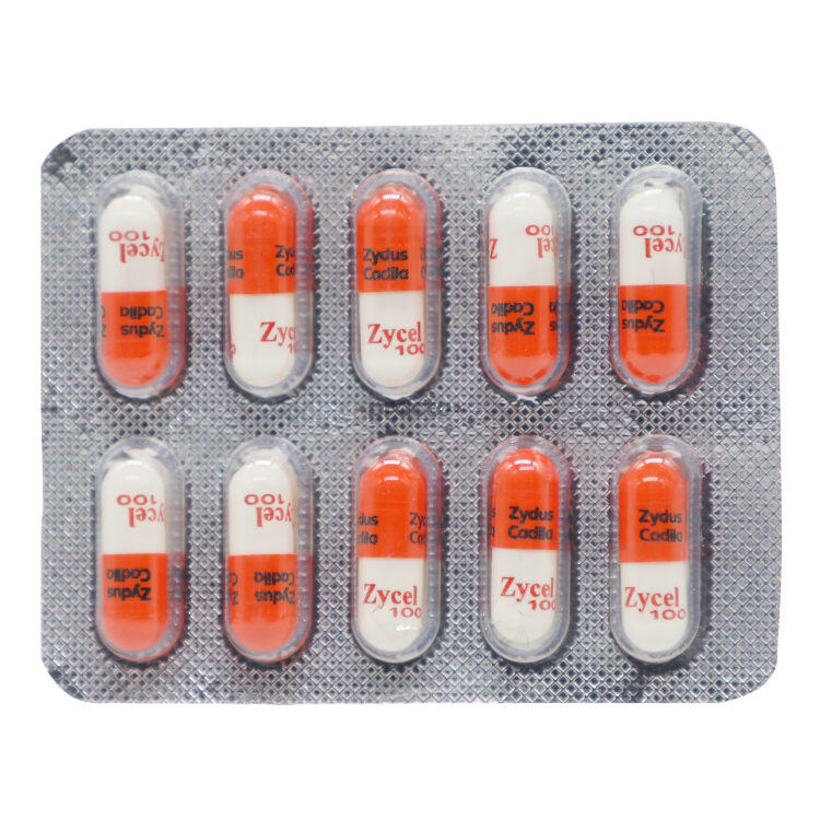 Zycel 100 mg Capsule - Uses, Dosage, Side Effects, Price, Composition ...