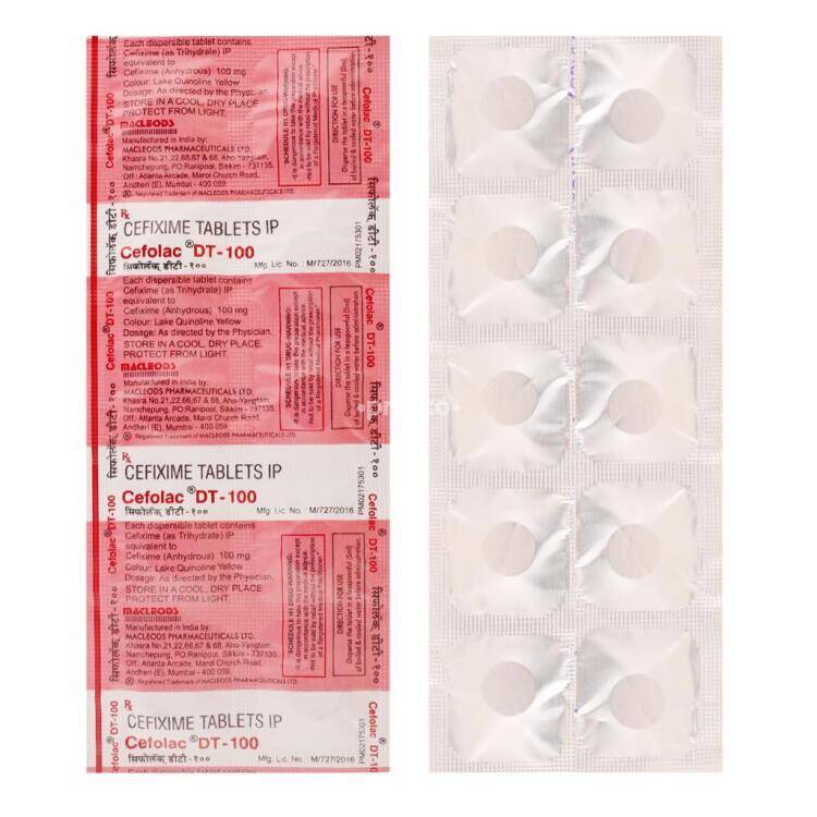 Cefolac 100 MG Tablet DT - Uses, Dosage, Side Effects, Price ...