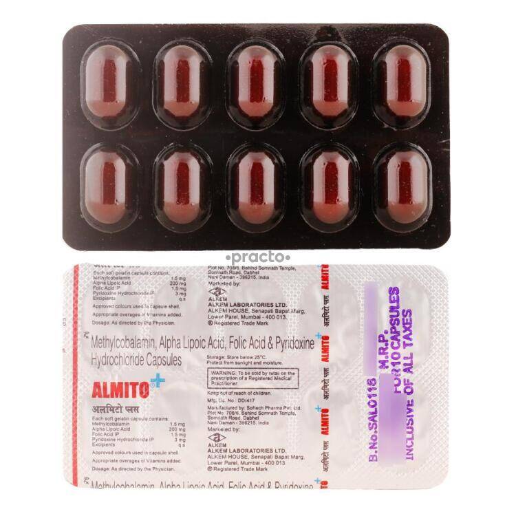 Almito Plus Capsule - Uses, Dosage, Side Effects, Price, Composition ...