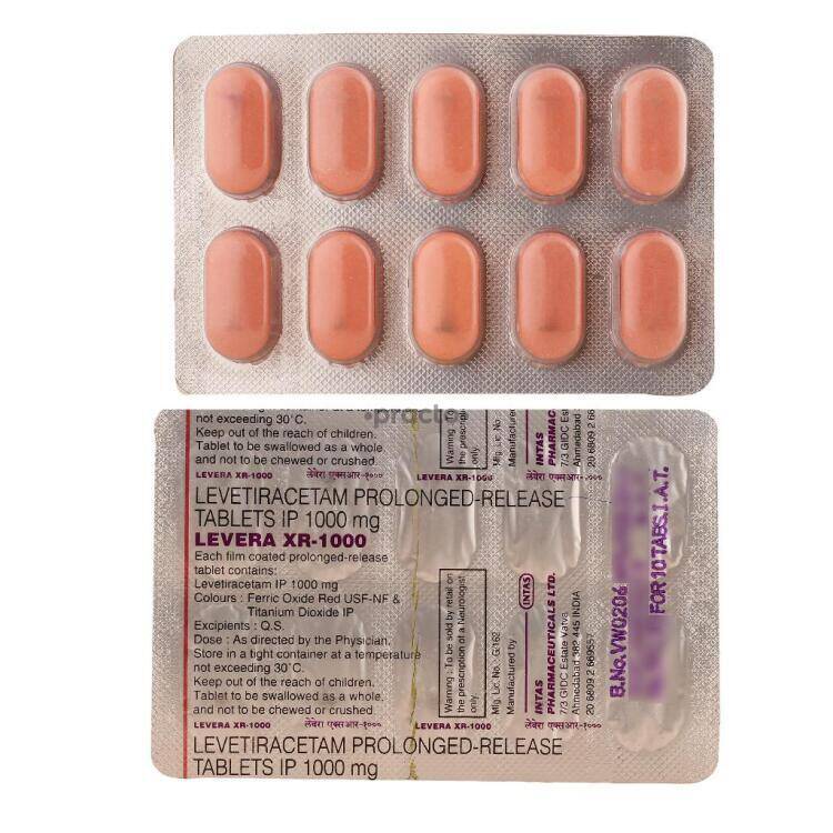 Levera 1000 MG Tablet XR - Uses, Dosage, Side Effects, Price ...